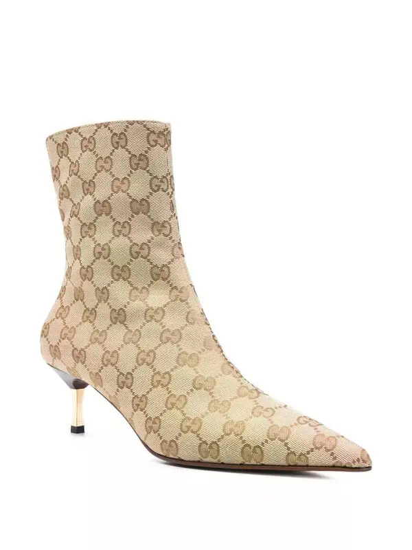 Gucci Monogram Pattern Pumps