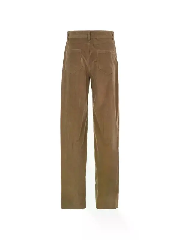 Max Mara Stretch-corduroy Straight-leg Trousers