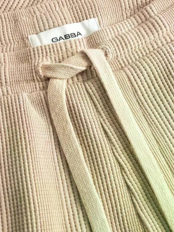 GABBA Waffle-knit Drawstring Shorts
