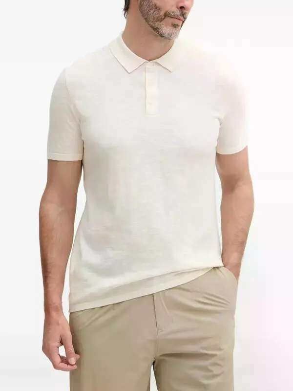 JOOP! Fine-knit Short-sleeved Polo Shirt