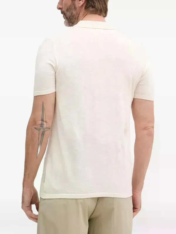 JOOP! Fine-knit Short-sleeved Polo Shirt