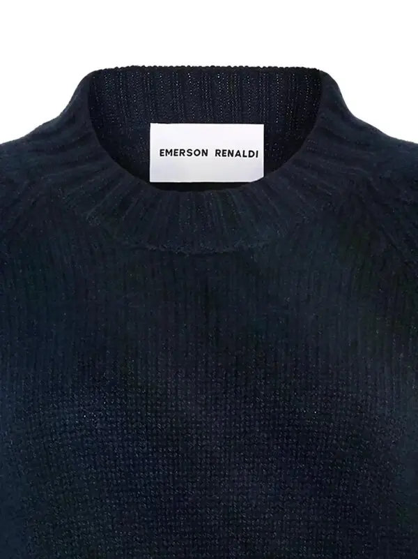 EMERSON RENALDI Ribbed Knit Raglan Sleeve Sweater