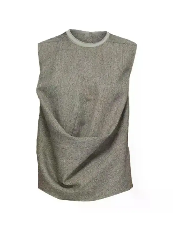 Rick Owens Subhuman Draped Sleeveless Top