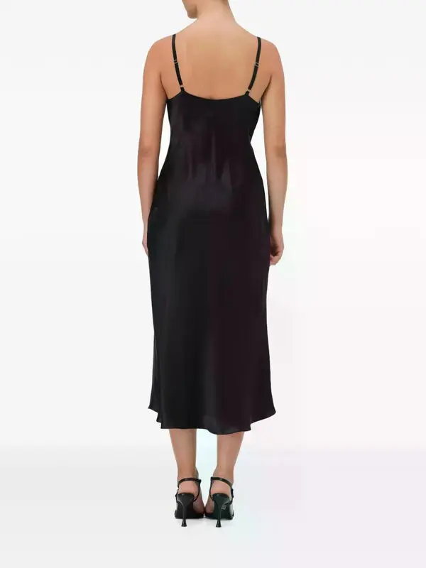 MURMUR Cowl-neck Slip Midi Dress