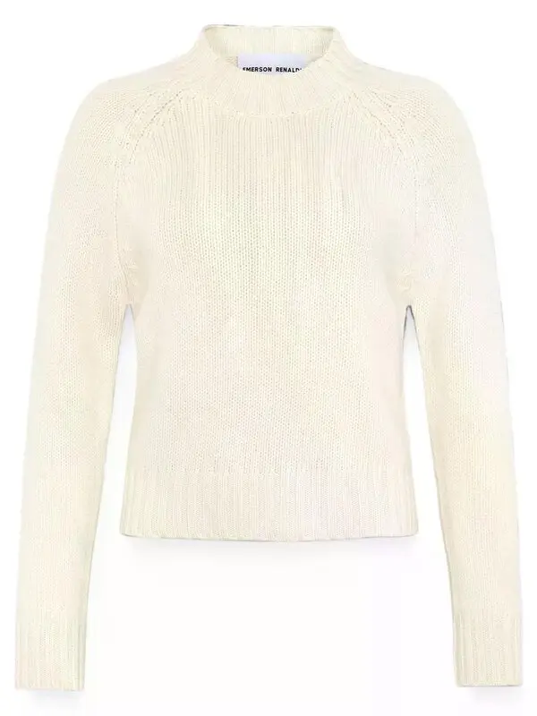 EMERSON RENALDI Ribbed-knit Raglan-sleeve Sweater
