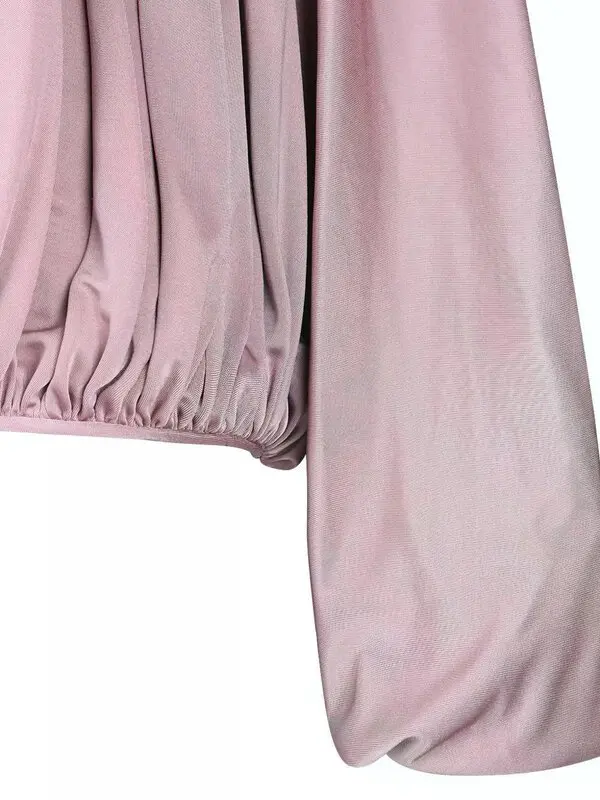 Saint Laurent Drawstring-detail Blouse