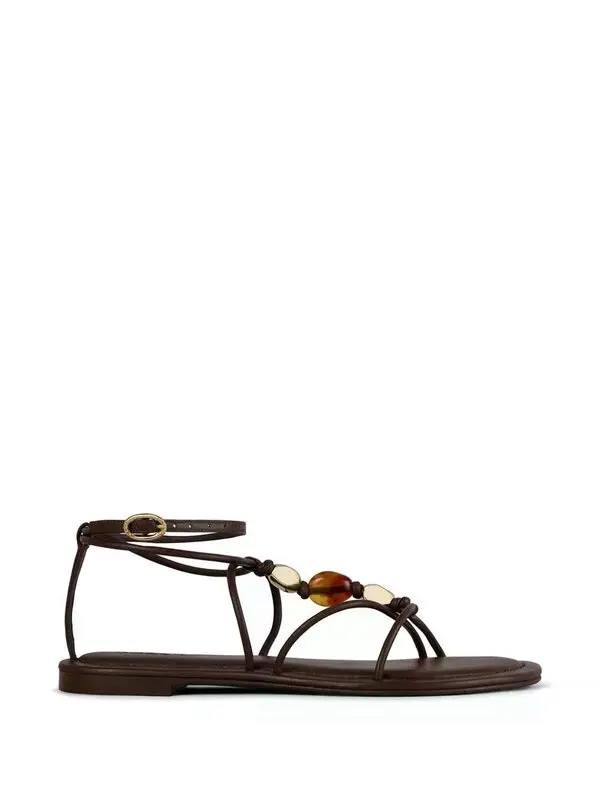 Ba&sh Caya Bead-embellished Strappy Sandals