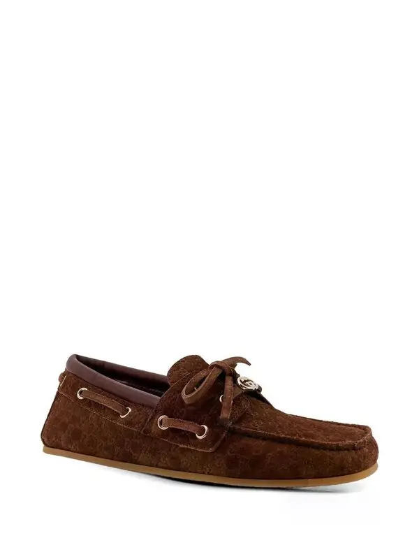 Gucci Gg-pattern Loafers