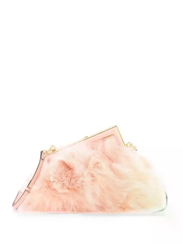 Fendi First Bag Fur Small Shoulder Bag
