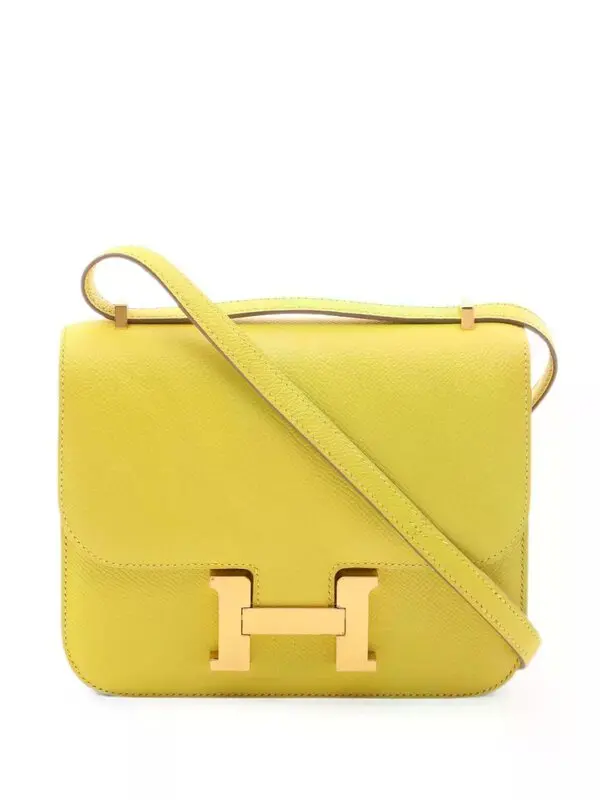 Hermès 2019 Mini Constance 3 Shoulder Bag - Yellow