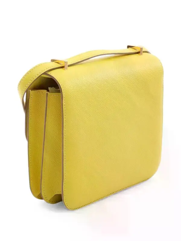 Hermès 2019 Mini Constance 3 Shoulder Bag - Yellow