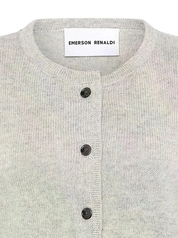 EMERSON RENALDI Button-front Cardigan With Welt Pockets