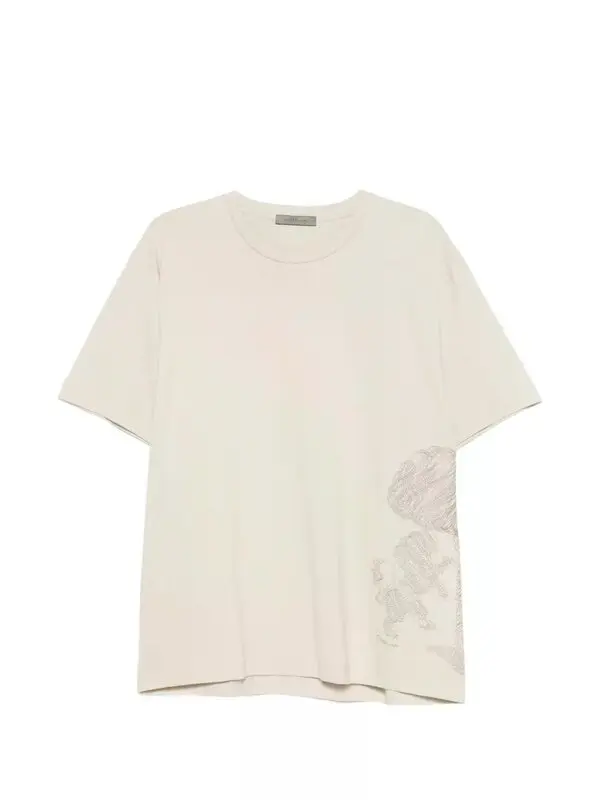 Corneliani Tree-embroidered T-shirt