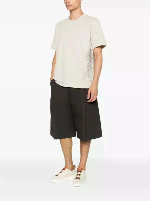 Corneliani Tree-embroidered T-shirt