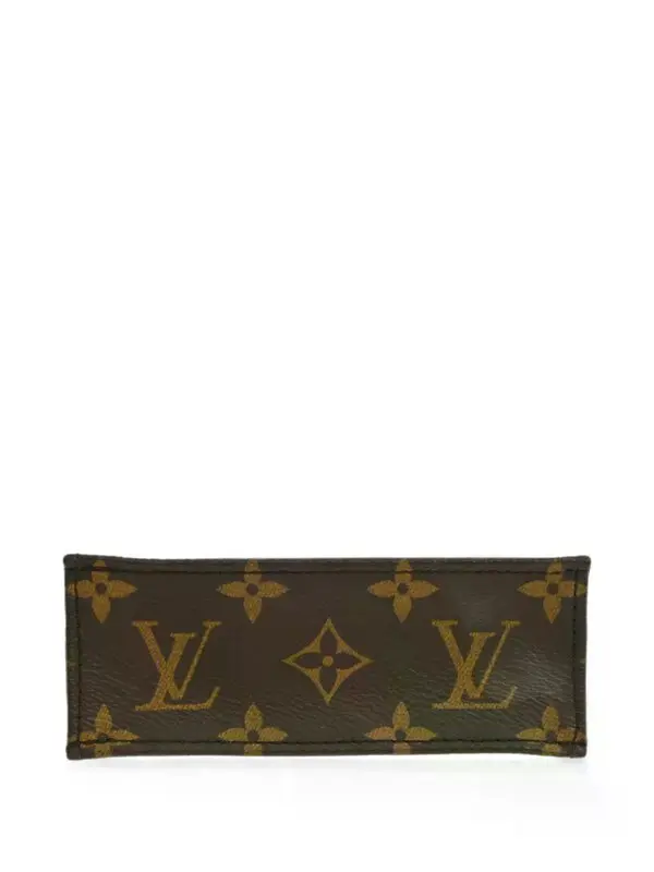 LOUIS VUITTON Petit Sac Plat Monogram Tote Bag - Brown