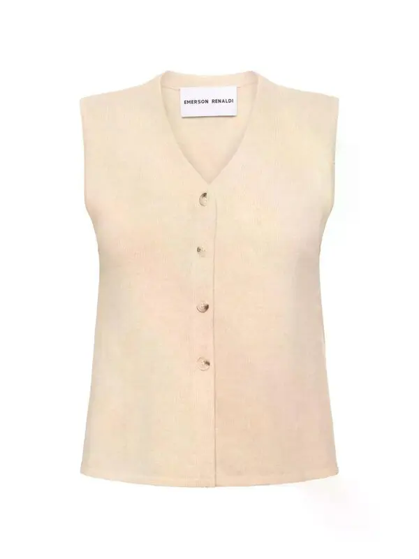 EMERSON RENALDI Button-up V-neck Vest