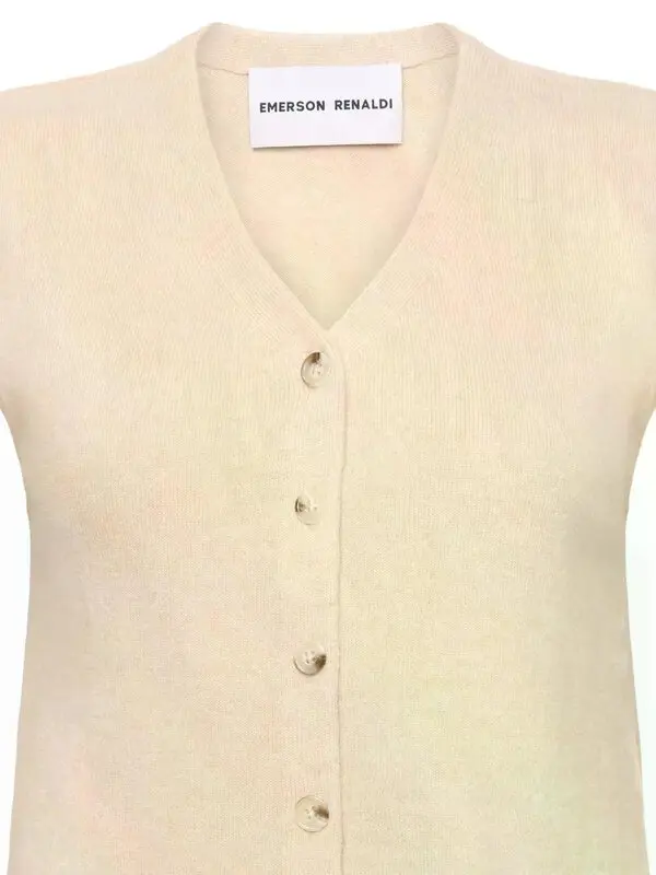 EMERSON RENALDI Button-up V-neck Vest