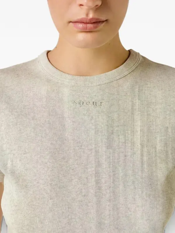 Soeur Aristide Embroidered Logo T-shirt