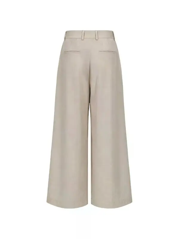 MOORER Rumy Pleated Wide-leg Trousers