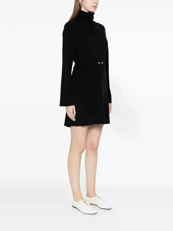 Rixo Aly Roll-neck Mini Dress