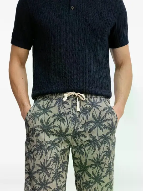 JOOP! Bermuda Shorts With Palm Tree Print