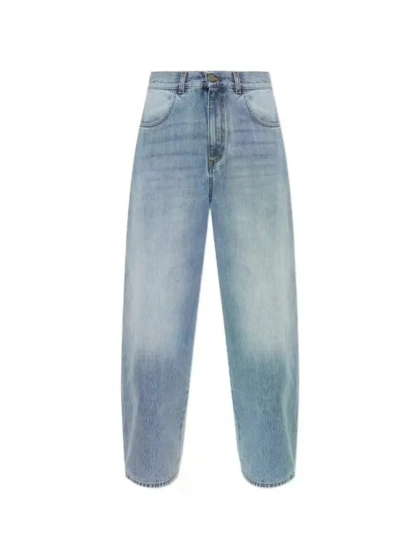 RÓHE Faded Wide-leg Jeans