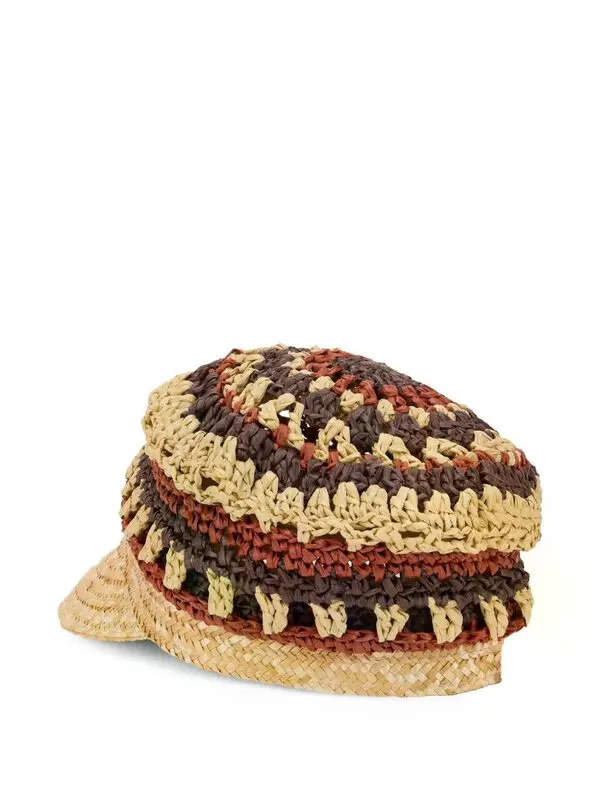 Alberta Ferretti Braided Design Hat