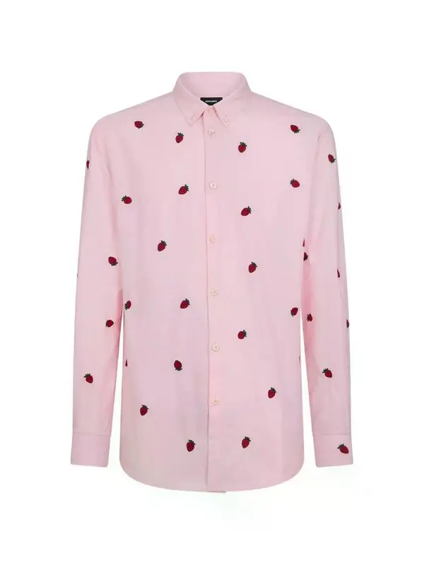 Dsquared2 Strawberry-embroidered Shirt