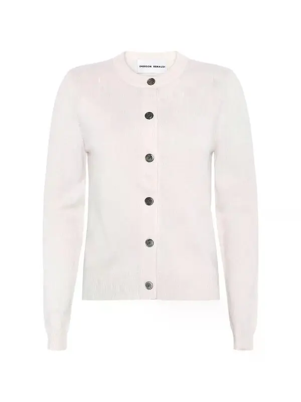 EMERSON RENALDI Fine-knit Crew Neck Cardigan