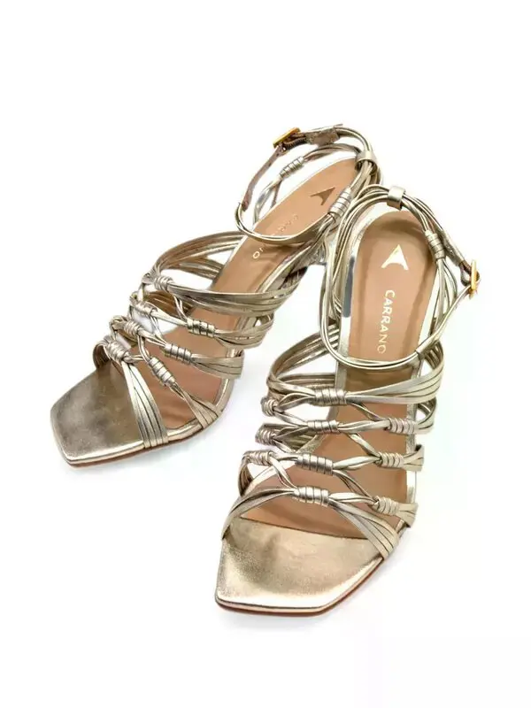 ANDREA CARRANO Strappy Leather Sandals