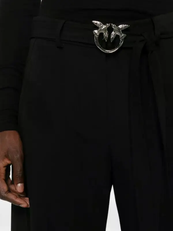 Pinko Trousers With Love Birds Buckle