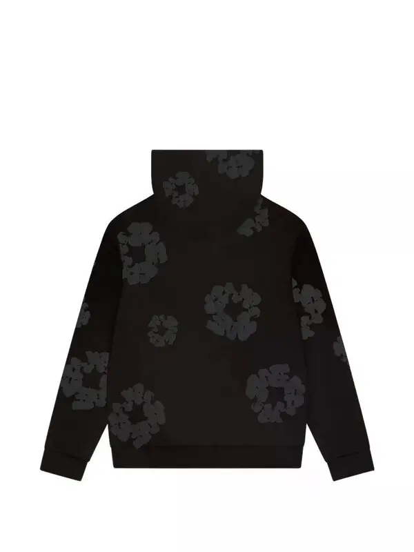DENIM TEARS Long-sleeve Hoodie With Graphic Print