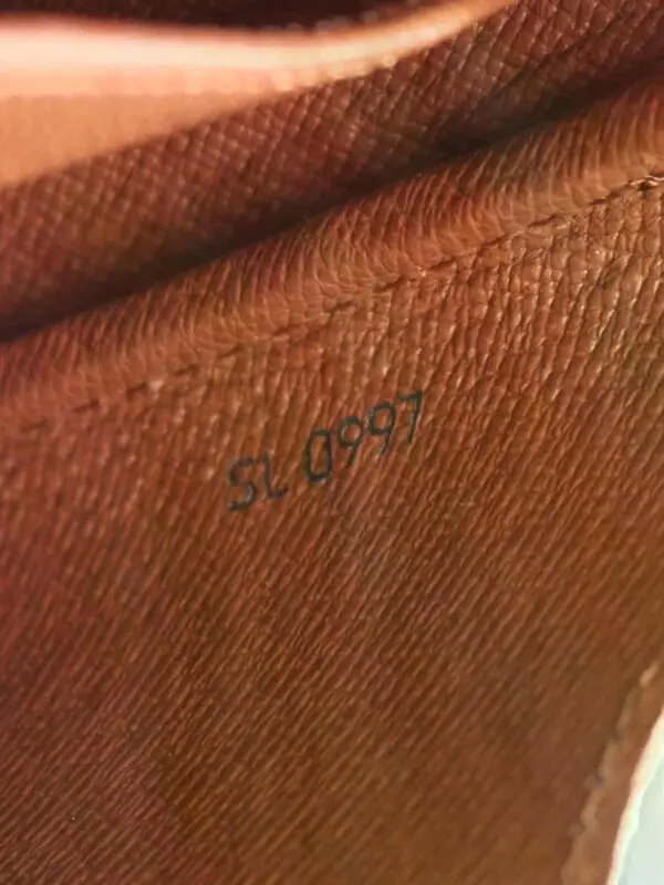 LOUIS VUITTON 1997 Gm Cartesier Monogram-pattern Shoulder Bag