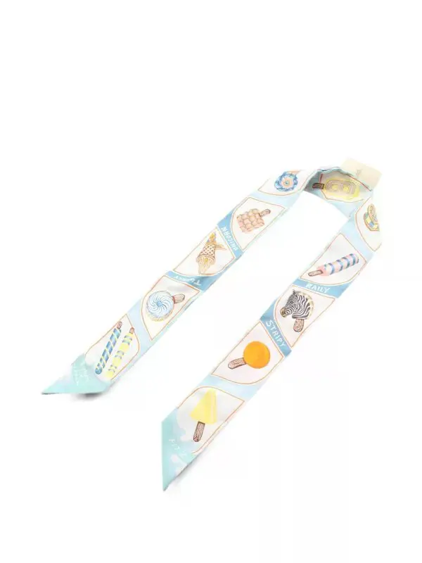 Hermès Funny Ice Cream Silk Scarf