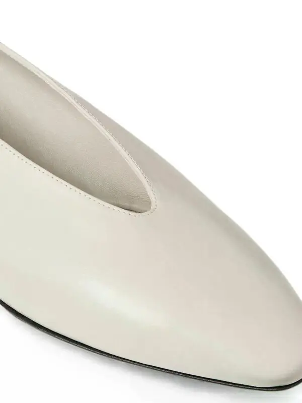 JIMMY CHOO Margot Leather Ballet Flats