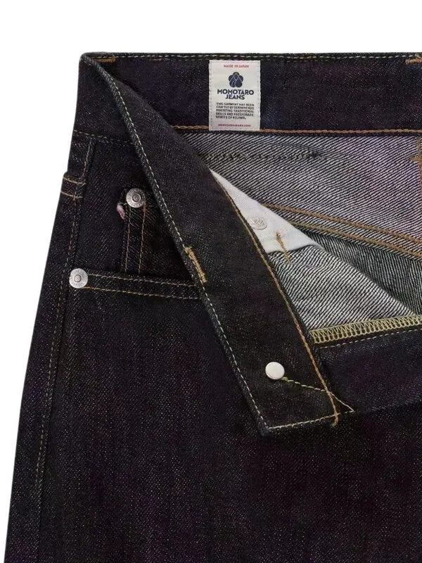 MOMOTARO Patch-detail Flared Jeans