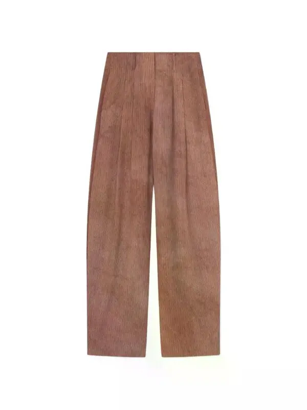 Nanushka Hettie Barrel-leg Pleated Trousers