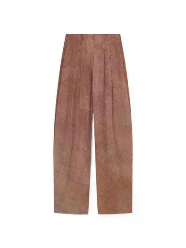 Nanushka Hettie Barrel-leg Pleated Trousers