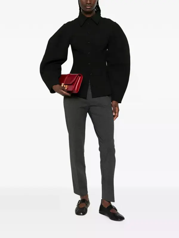 Pinko Tailored Belt-loop Trousers - Grey