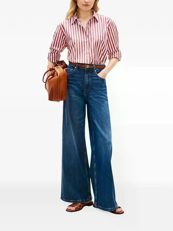 Tommy Hilfiger Vertical Stripe Cotton Shirt