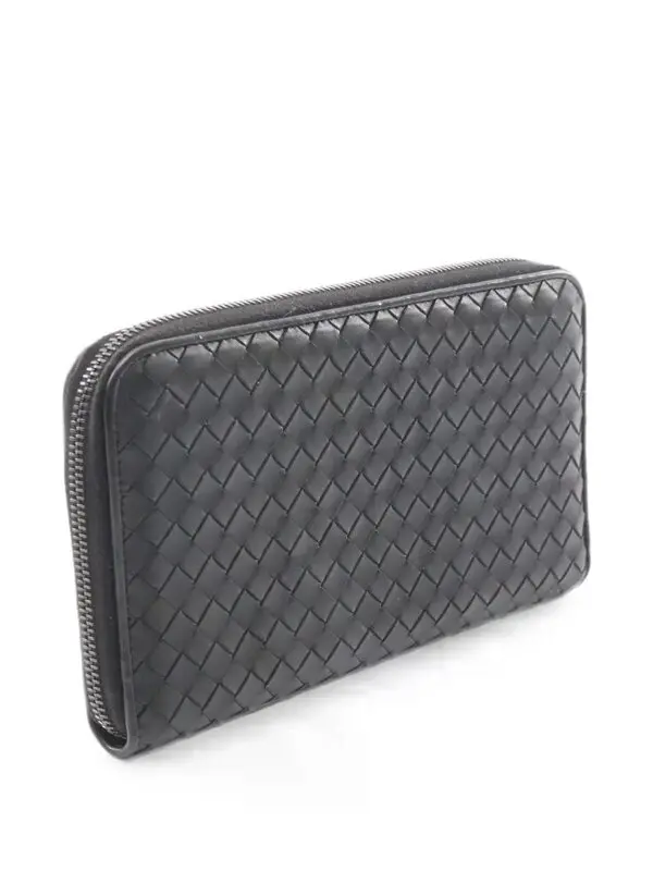 Bottega Veneta Intrecciato Zip-around Wallet