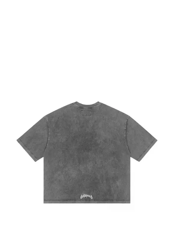 GODSPEED Acid-wash Logo-print T-shirt