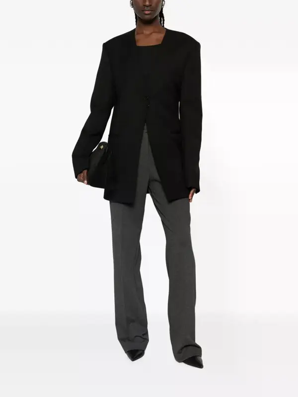 Pinko Elasticated Waistband Straight-leg Trousers