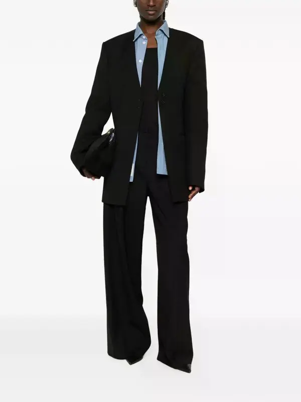 Peserico Pleated Wide-leg Trousers