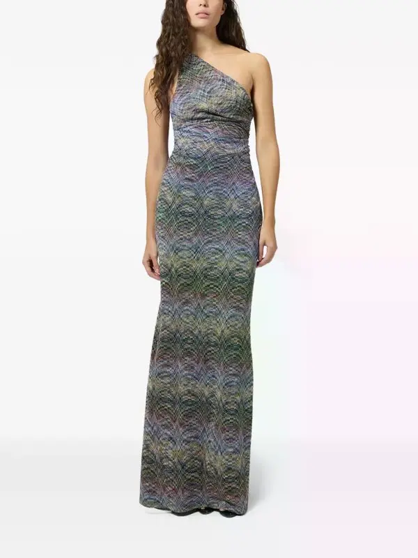 Missoni One-shoulder Knit Dress