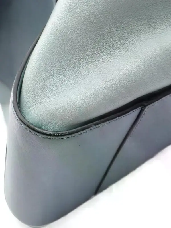 Loewe Hammock Leather Tote Bag - Blue