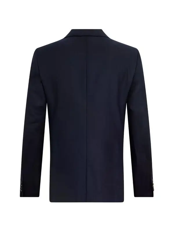 Canali Twill-weave Single-breasted Blazer