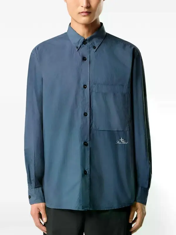 Stone Island 1100002 Organic Cotton Tela 'paracadute' Shirt