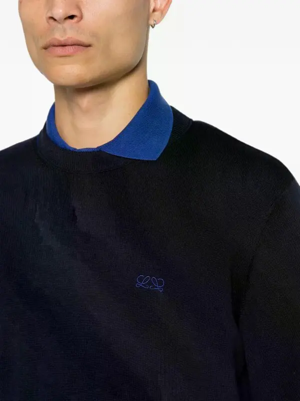Loewe Embroidered Anagram Sweater
