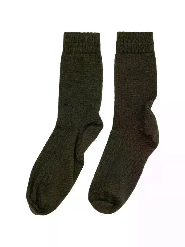 MAISON MARGIELA Wool Blend Socks - Green